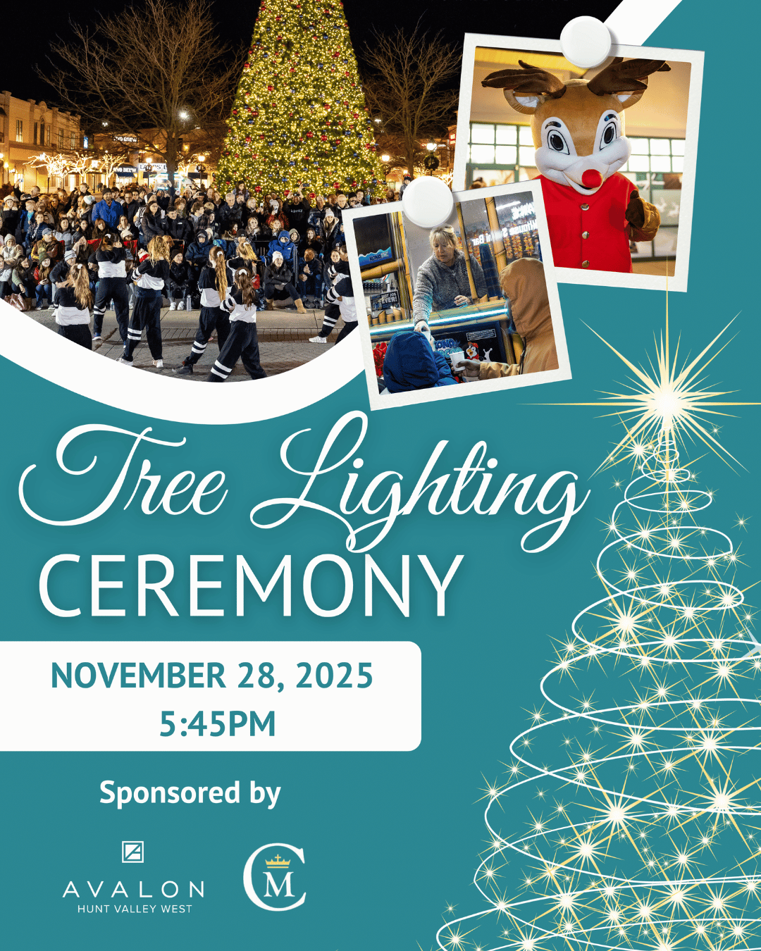 Hunt Valley Towne Centre Tree Lighting | Hunt Valley Towne Centre